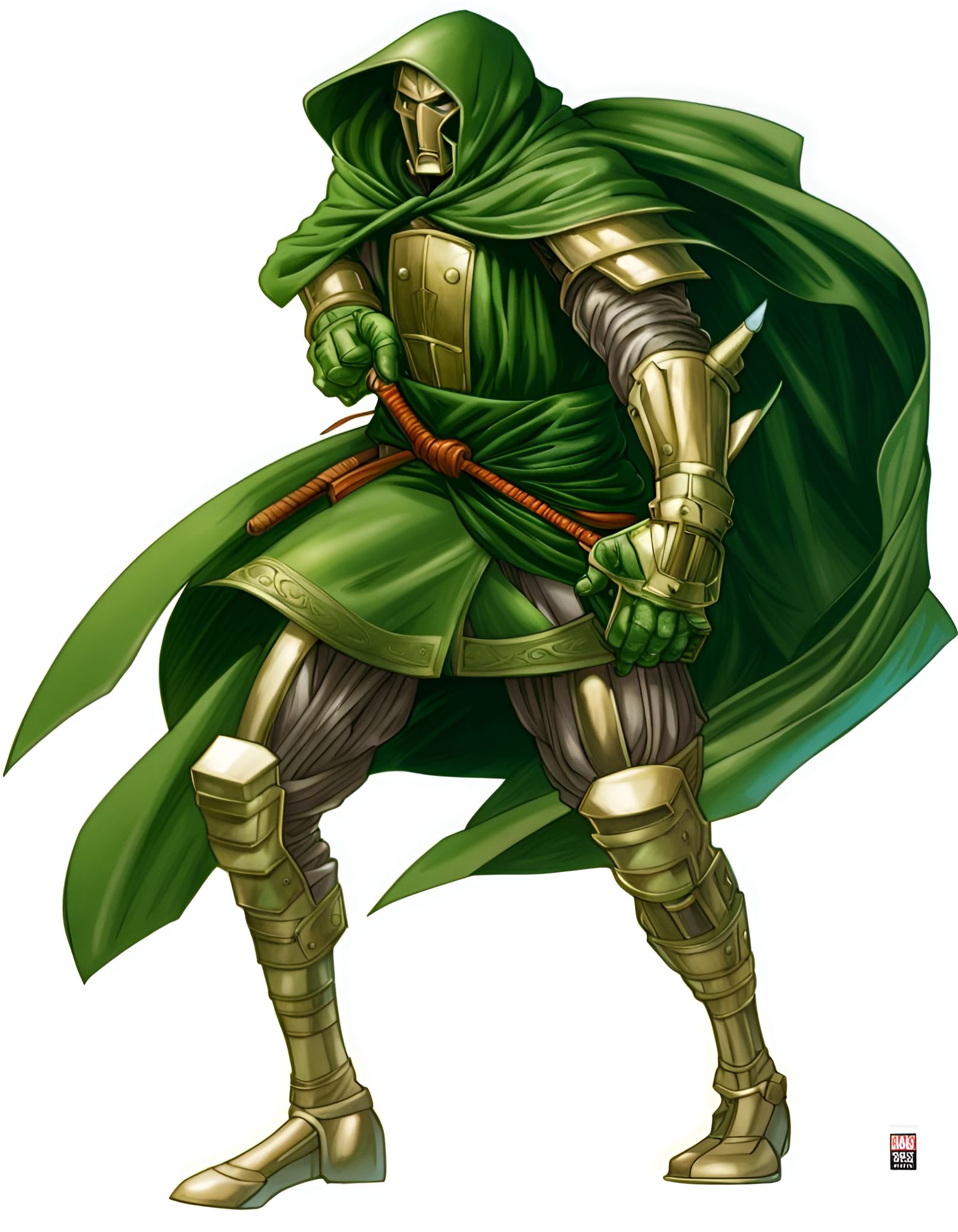 Doctor Doom as a samurai - AI Generated Artwork - NightCafe Creator