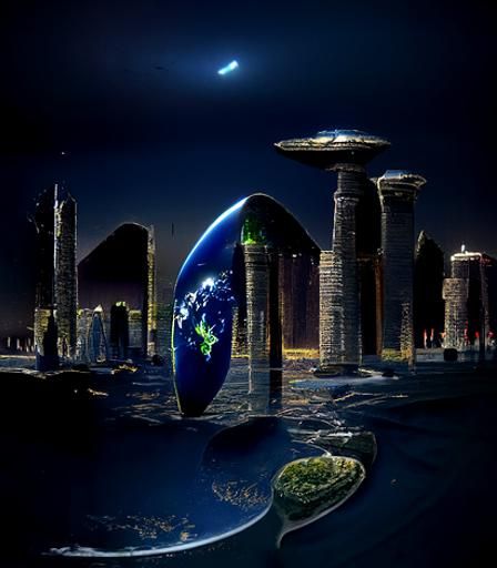 Future Earth in 100 thousand years - AI Generated Artwork - NightCafe ...