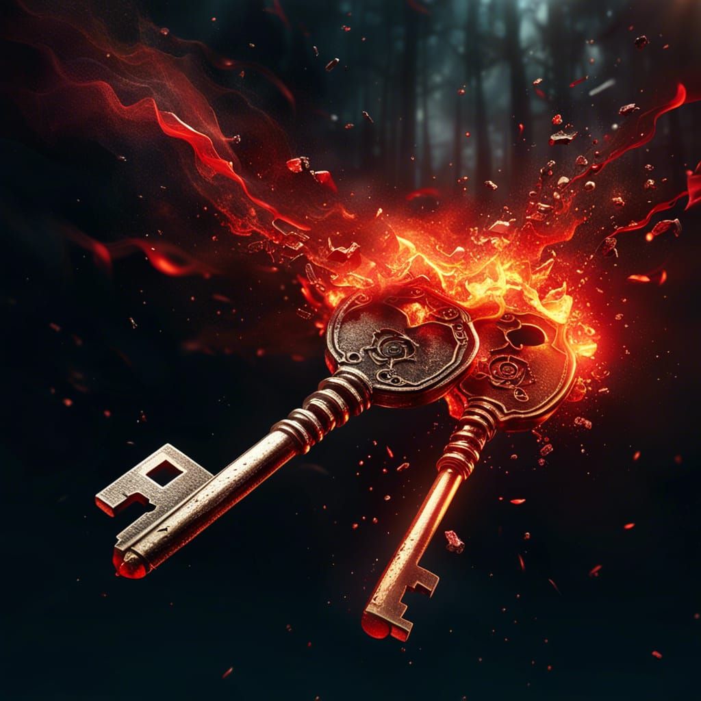 Flame keys - AI Generated Artwork - NightCafe Creator