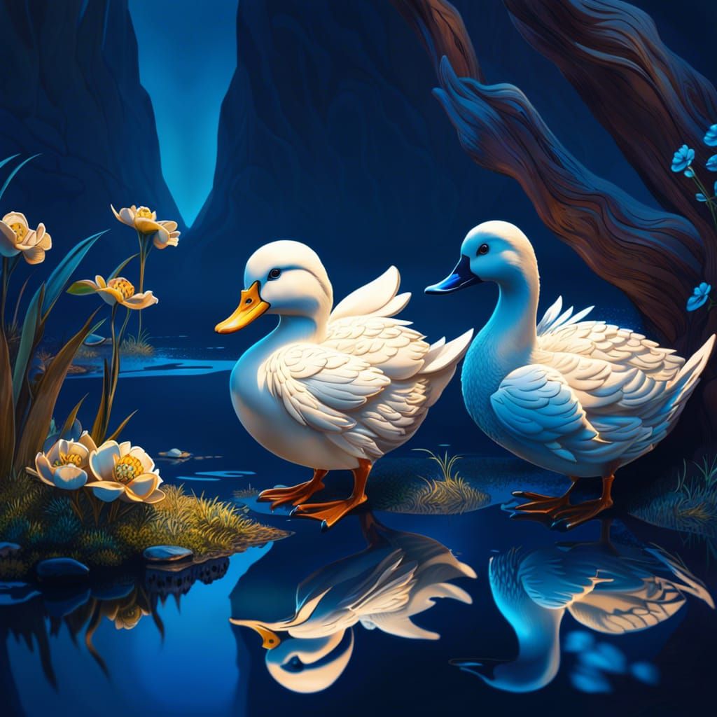 Widdle & Waddle - AI Generated Artwork - NightCafe Creator