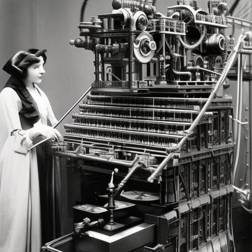 Evolution of the Charles Babbage Difference Engine - AI Generated ...