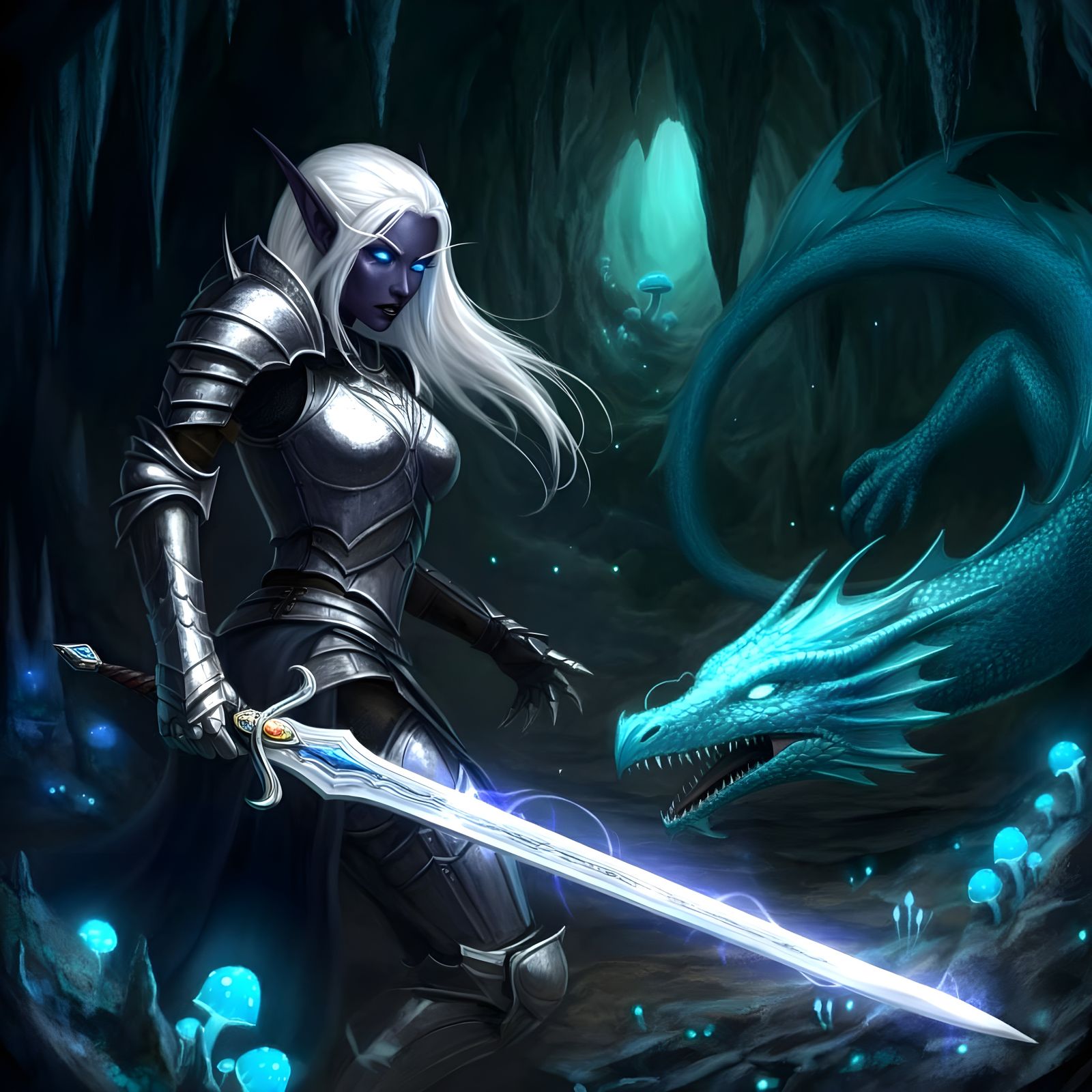 Drow versus Dragon - Drow versus Dragon