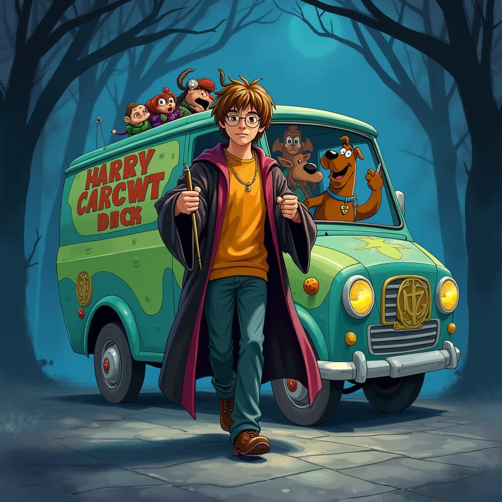 Harry Potter Scooby Doo - Wizarding Whodunit Mystery in Retr...