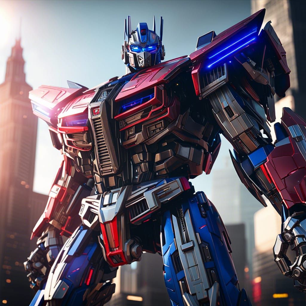 Optimus prime. - AI Generated Artwork - NightCafe Creator