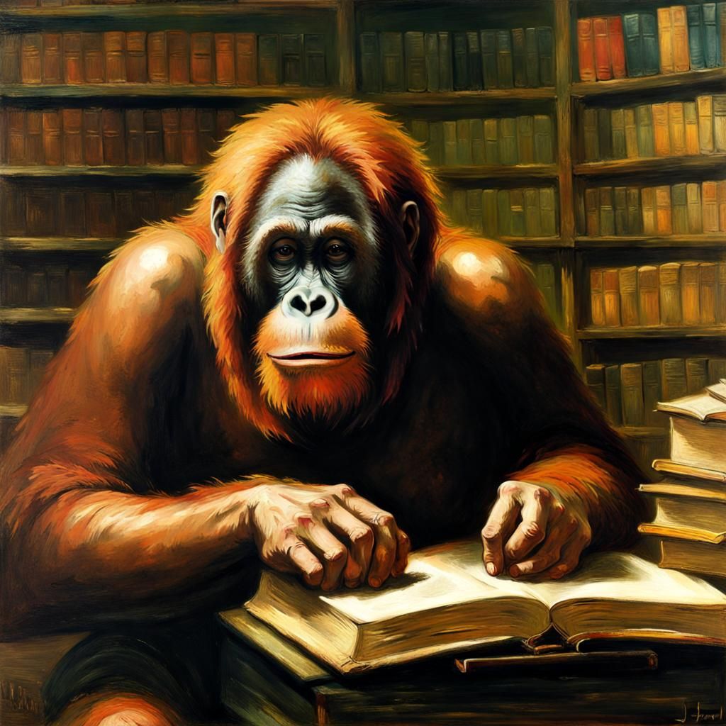 The librarian - AI Generated Artwork - NightCafe Creator