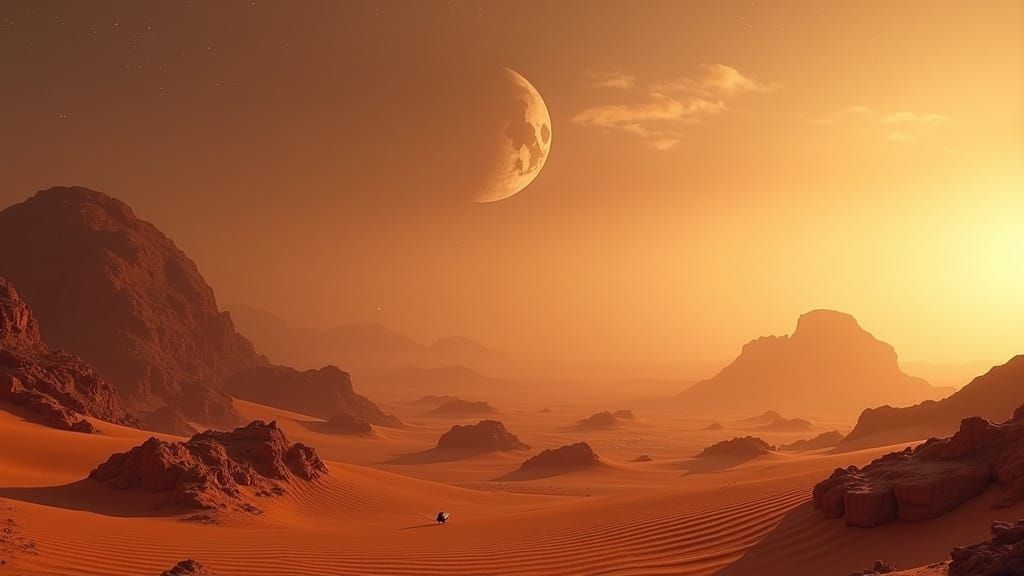 Dune the desert planet - Barren Desert Planet as Dune from S...
