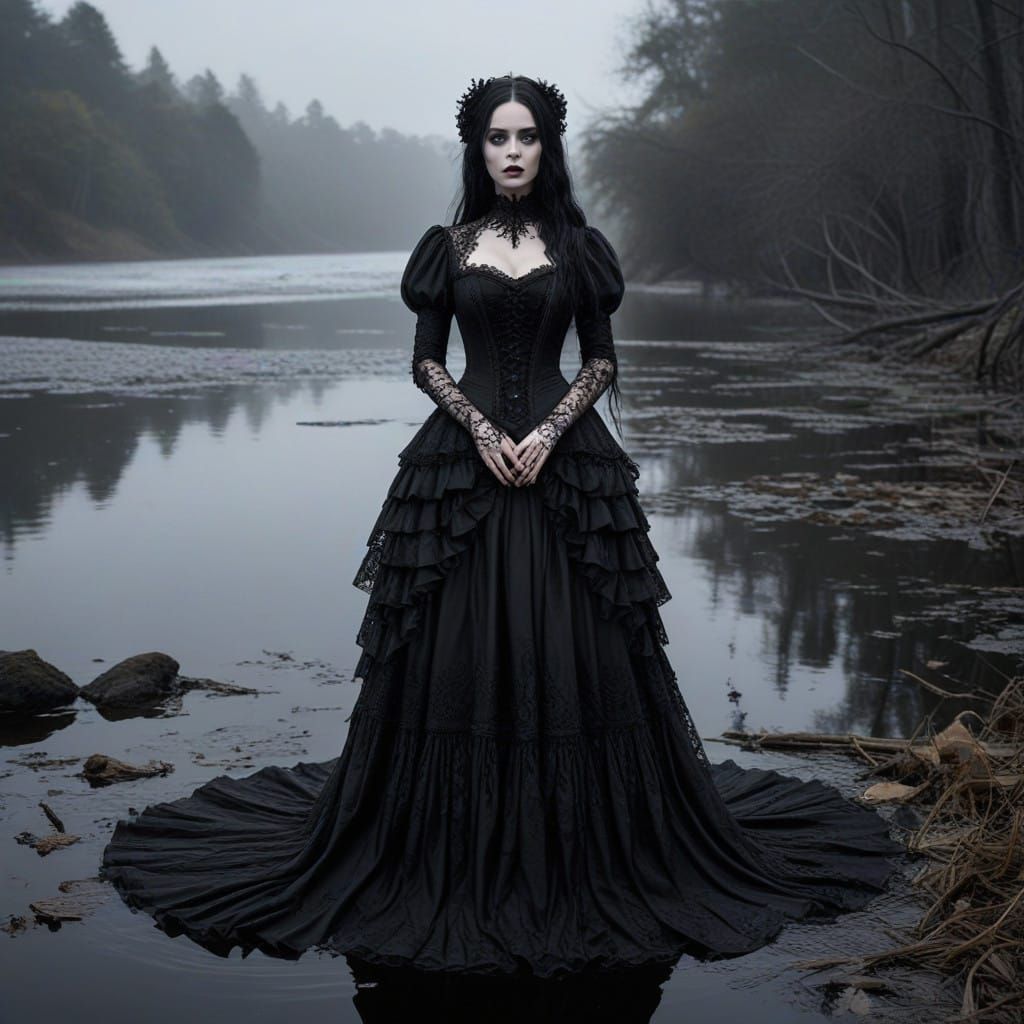 A melancholic gothic maiden or cry me a river 10
