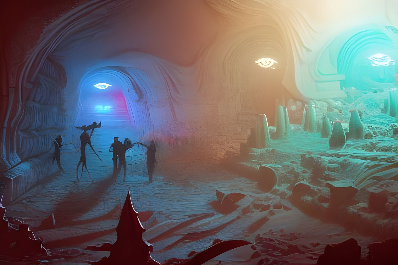 Djinn catacombs - AI Generated Artwork - NightCafe Creator