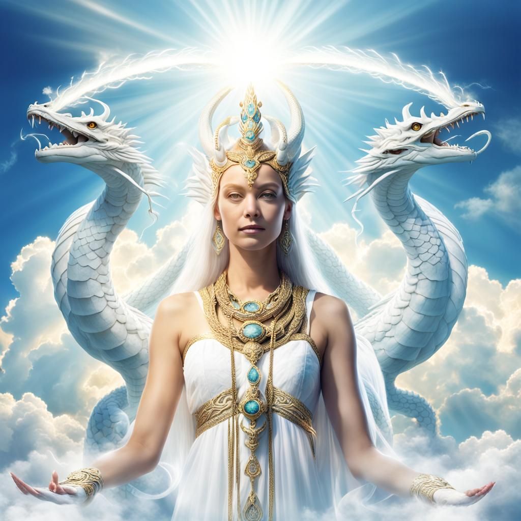 Divinely Protected Goddess - AI Generated Artwork - NightCafe Creator