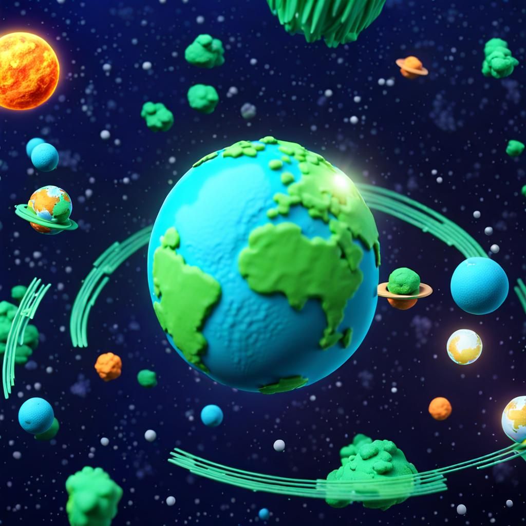 Clay Earth - AI Generated Artwork - NightCafe Creator