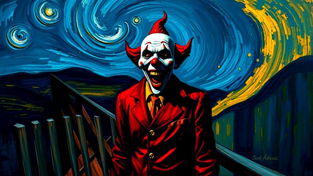 Evil Clown From Beyond The Dimensional Veil