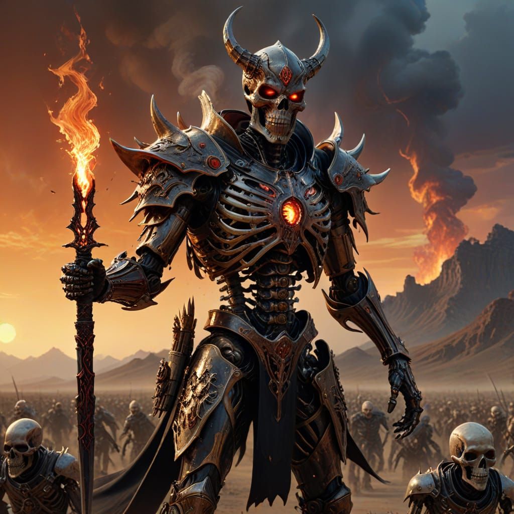 Cybernetic Skeleton Ruler: Dominating the lands