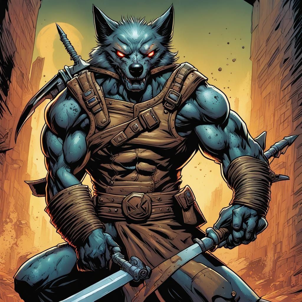 Evil Jackal Warrior - AI Generated Artwork - NightCafe Creator