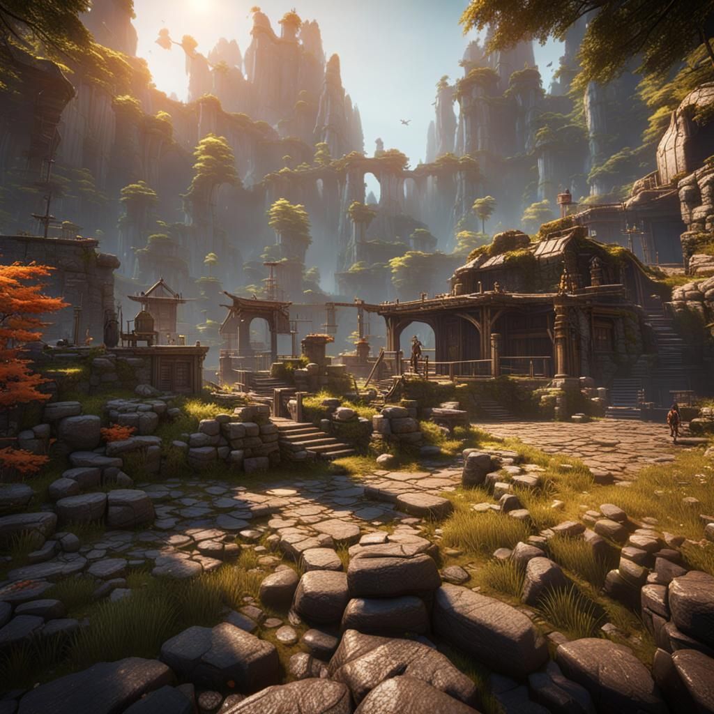 3D Game - AI Generated Artwork - NightCafe Creator