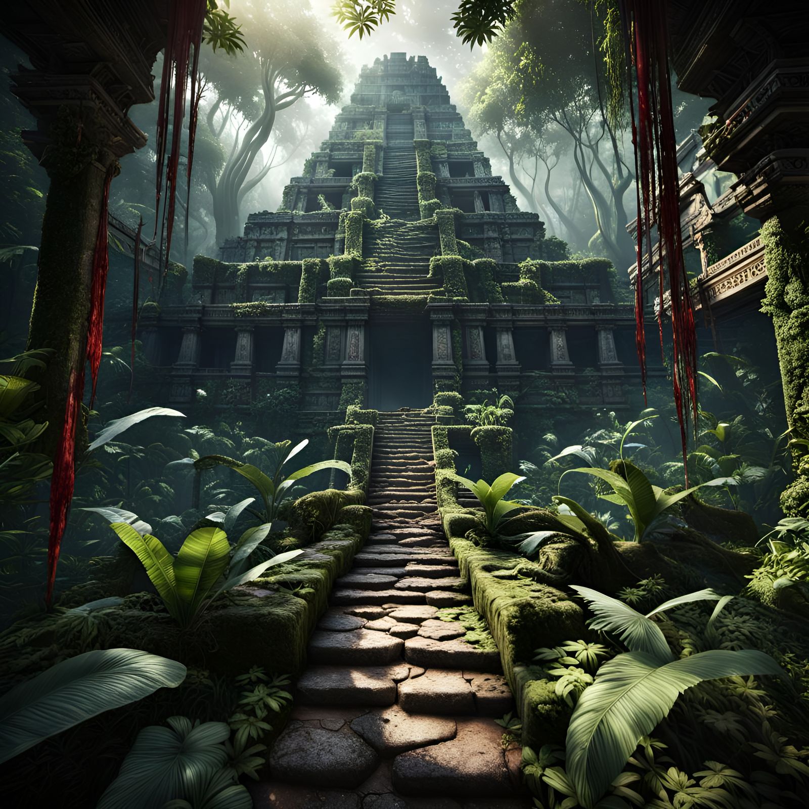 "A stunning narrow overgrown path, dripping with blood, winds through ...