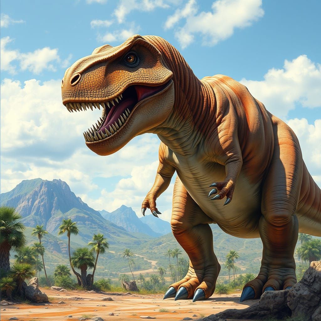 Make a big t-rex with big fangs - Mighty Prehistoric T-Rex R...