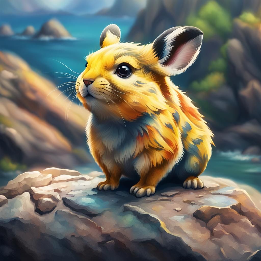 Cute little pika - AI Generated Artwork - NightCafe Creator