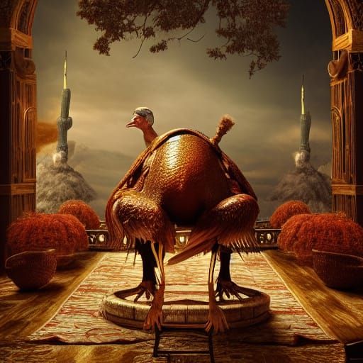 turkey man - AI Generated Artwork - NightCafe Creator