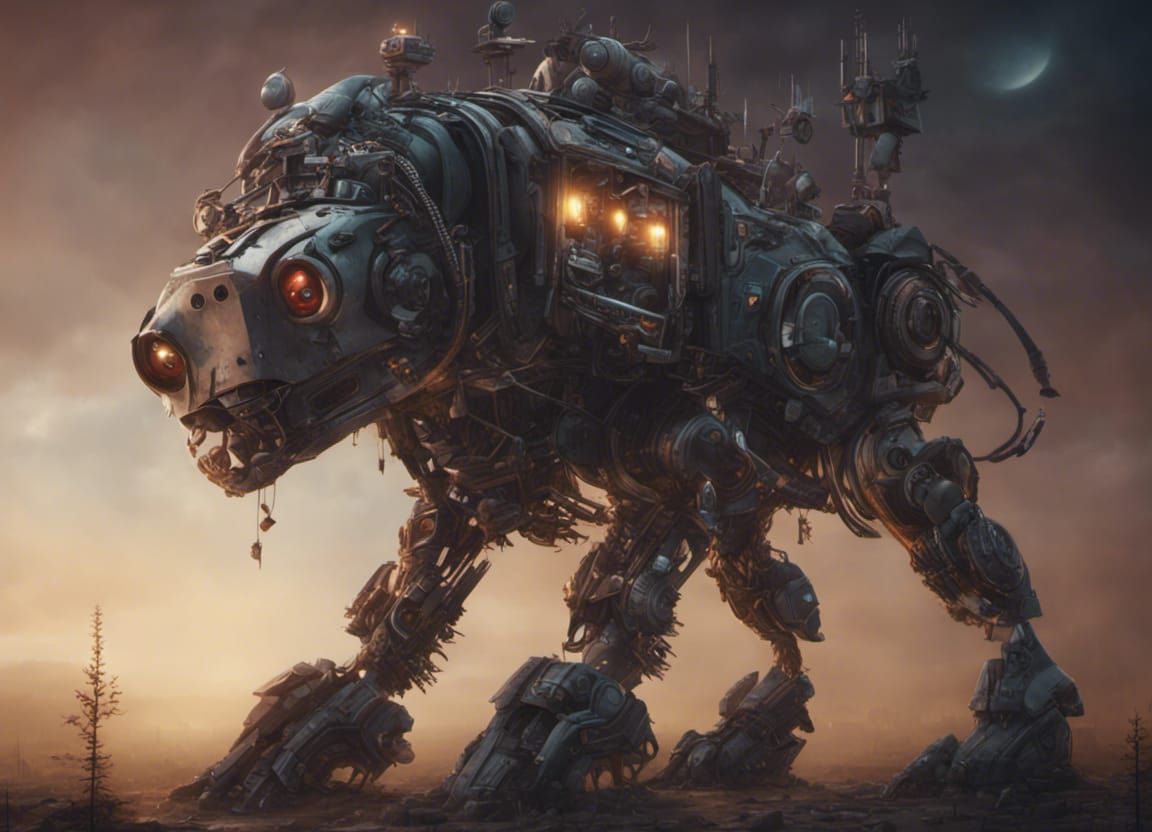 Dog Machine - AI Generated Artwork - NightCafe Creator