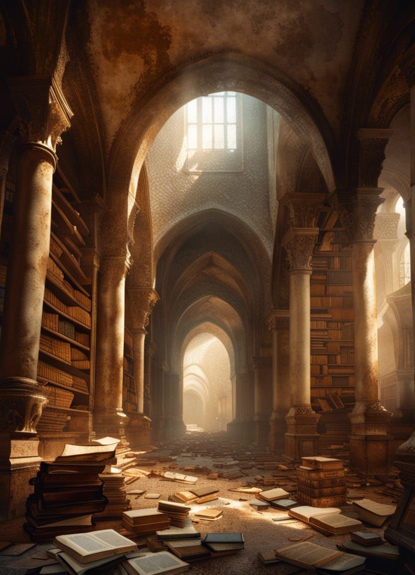 Library - AI Generated Artwork - NightCafe Creator