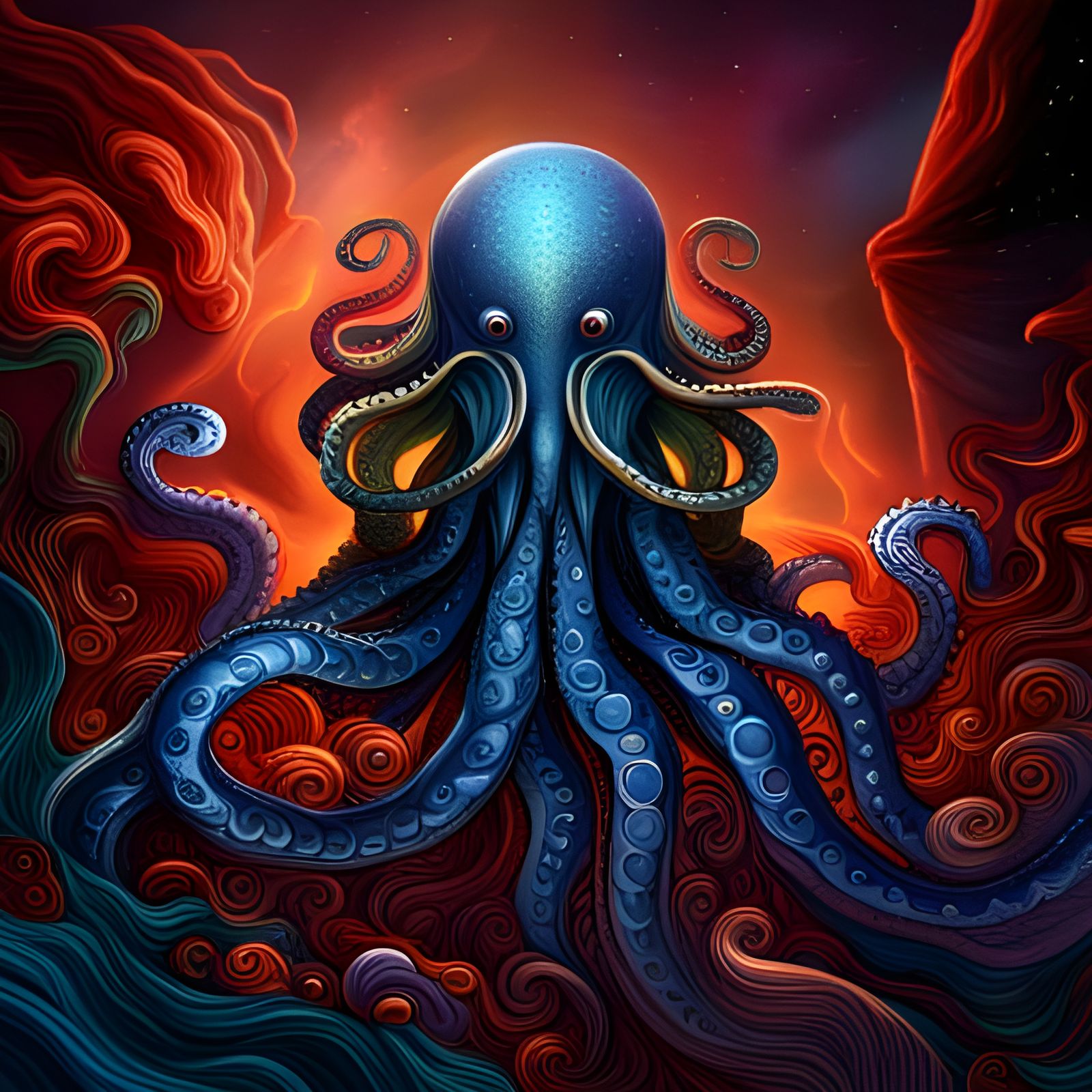 Space Kraken - AI Generated Artwork - NightCafe Creator