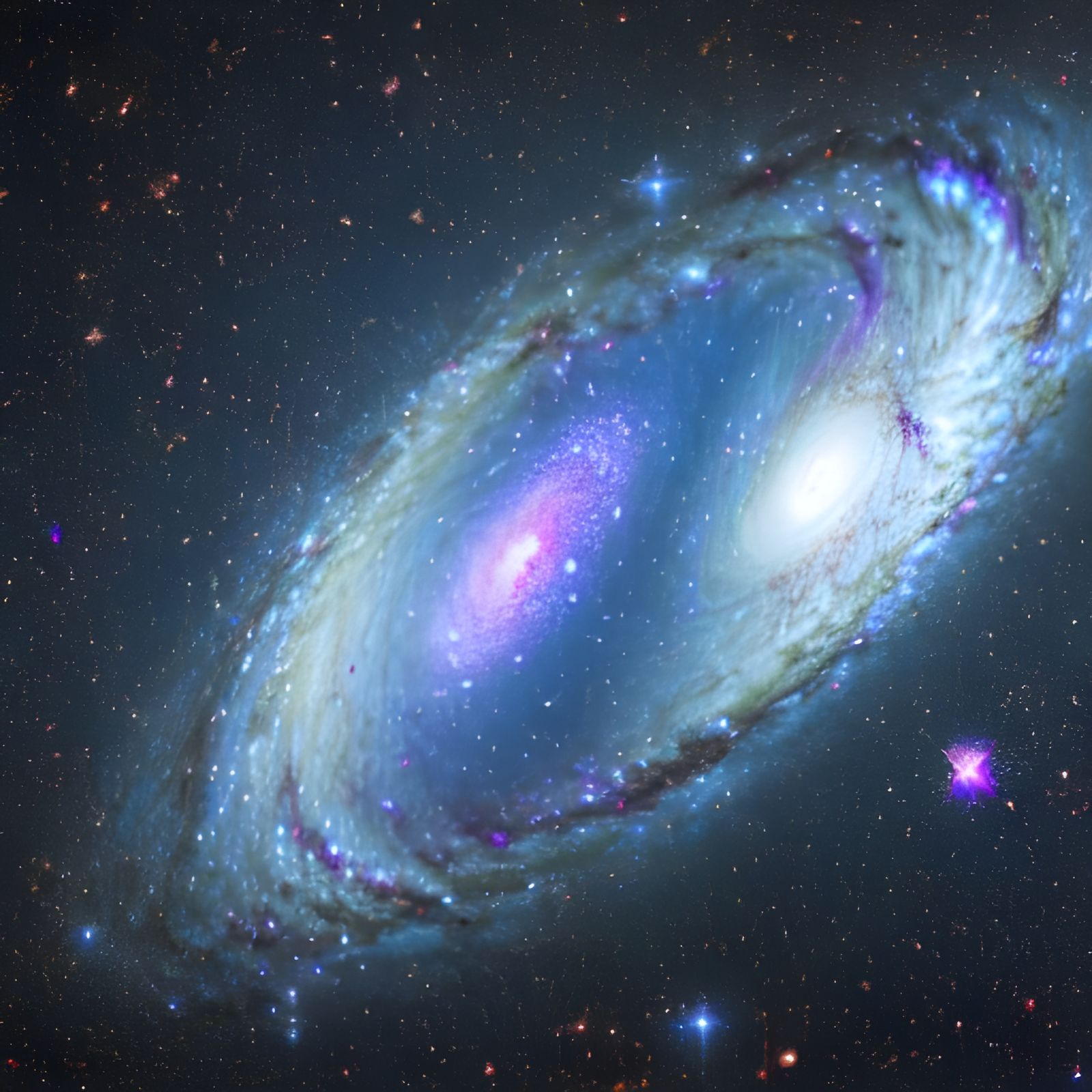Phantom galaxy, 8k resolution, chromatic - AI Generated Artwork ...