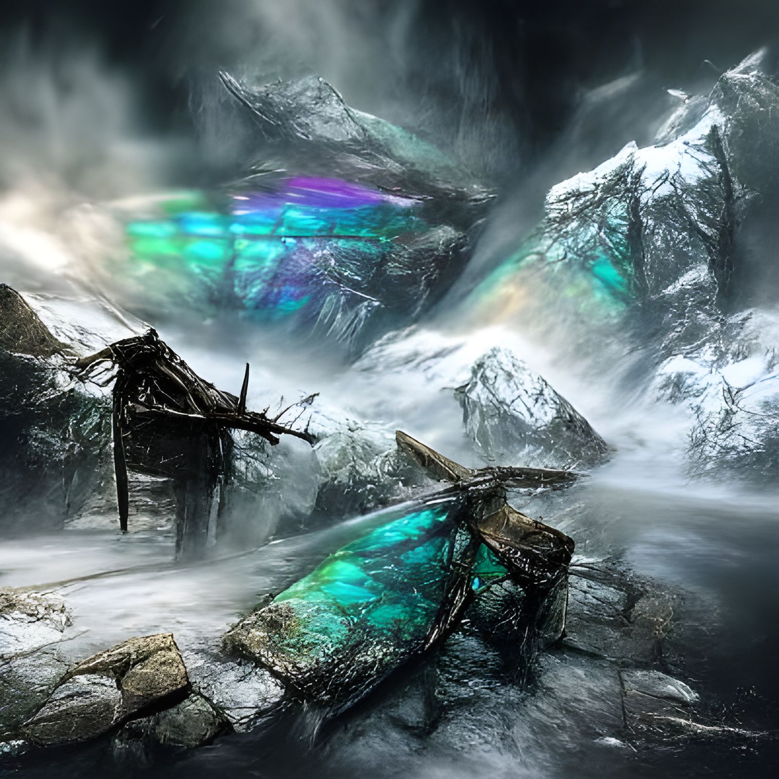 skyrim ruins - AI Generated Artwork - NightCafe Creator