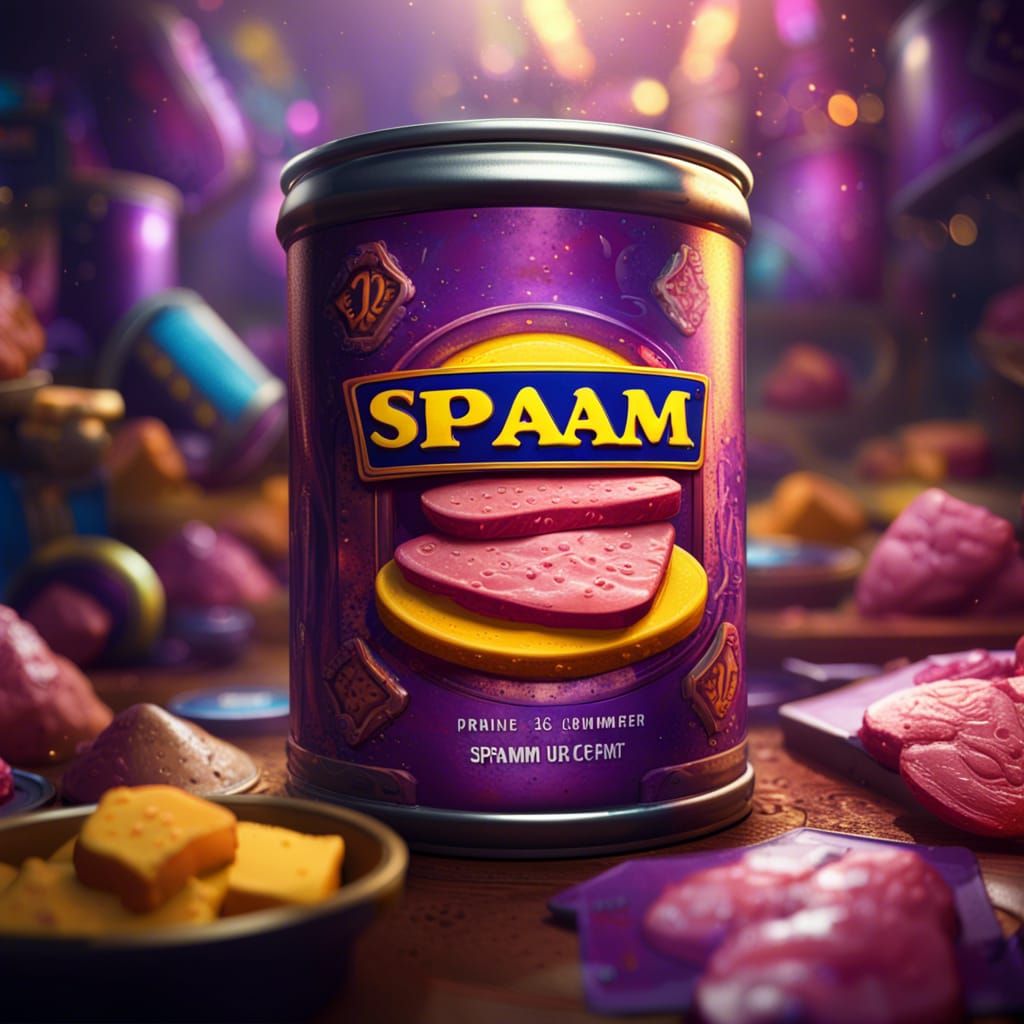 Can of spam - AI Generated Artwork - NightCafe Creator