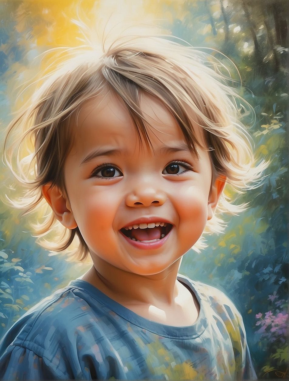 Portrait of a child - AI Generated Artwork - NightCafe Creator