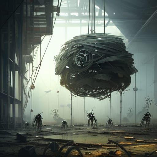 Alien Nest - AI Generated Artwork - NightCafe Creator