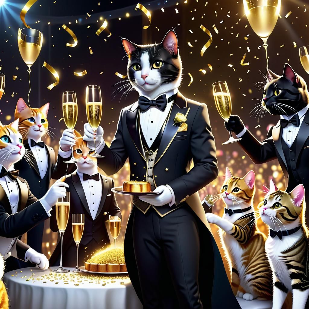 The Great CATsby - AI Generated Artwork - NightCafe Creator