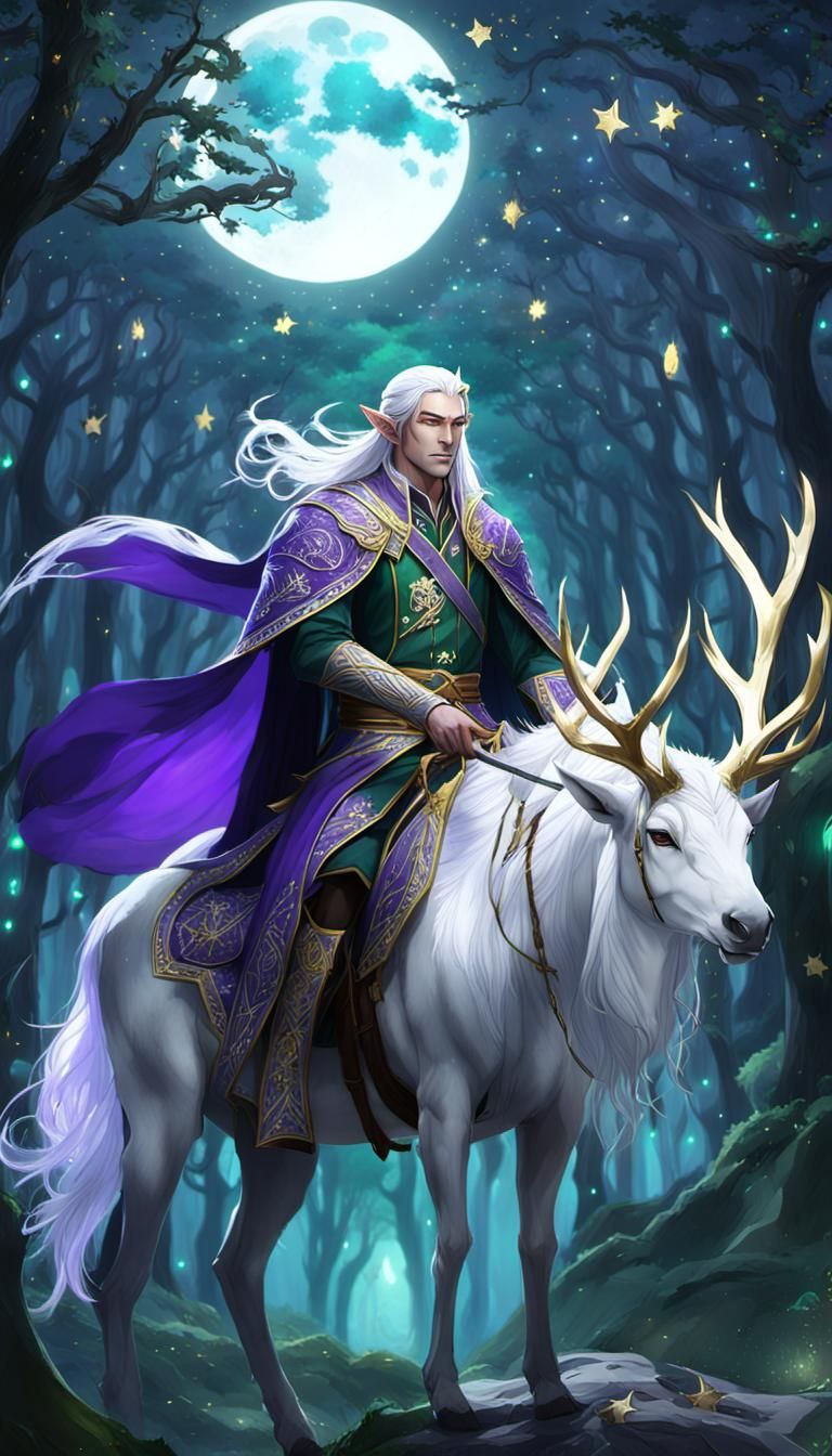 The elven king - AI Generated Artwork - NightCafe Creator