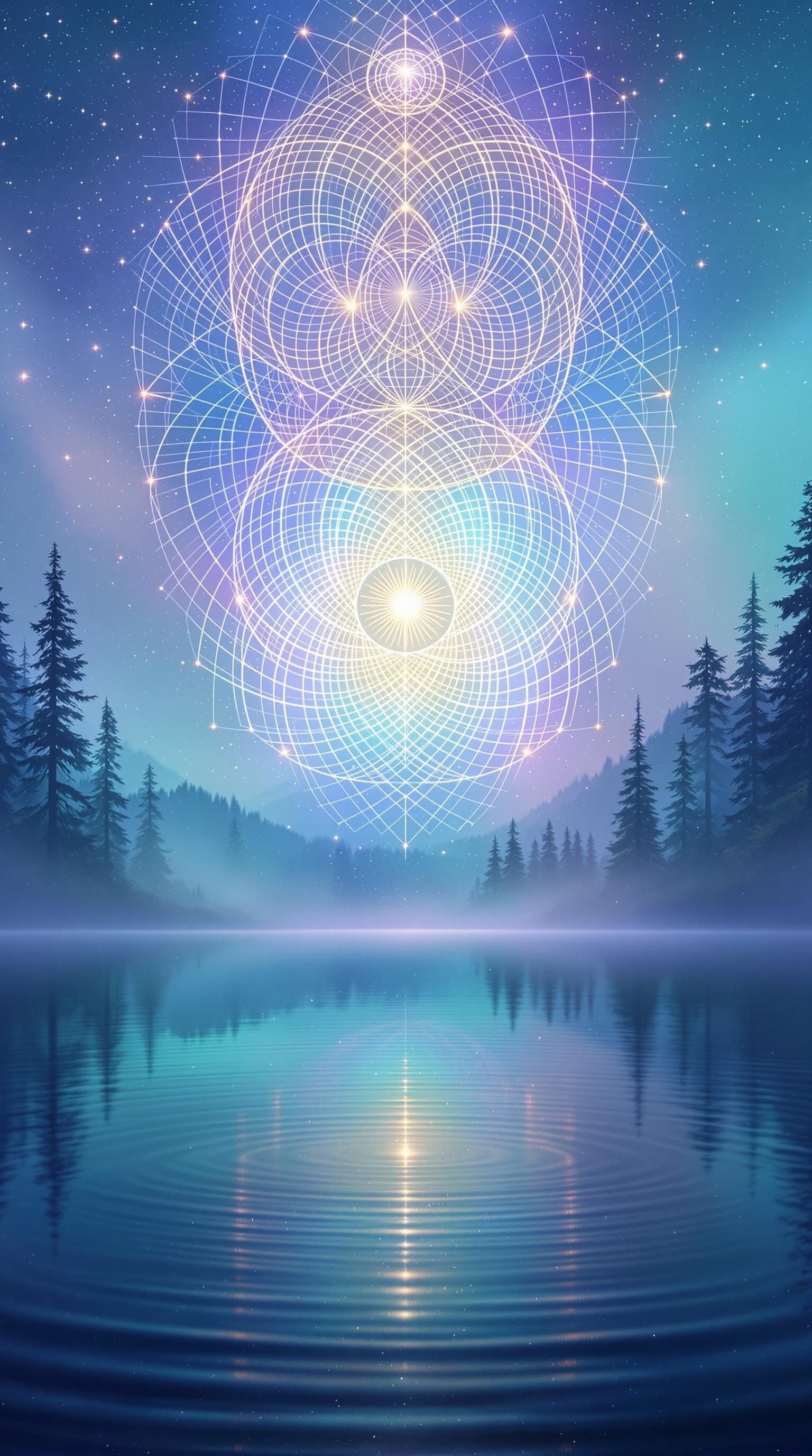 Epic Visual Meditation with Harmonious Balance - AI Art