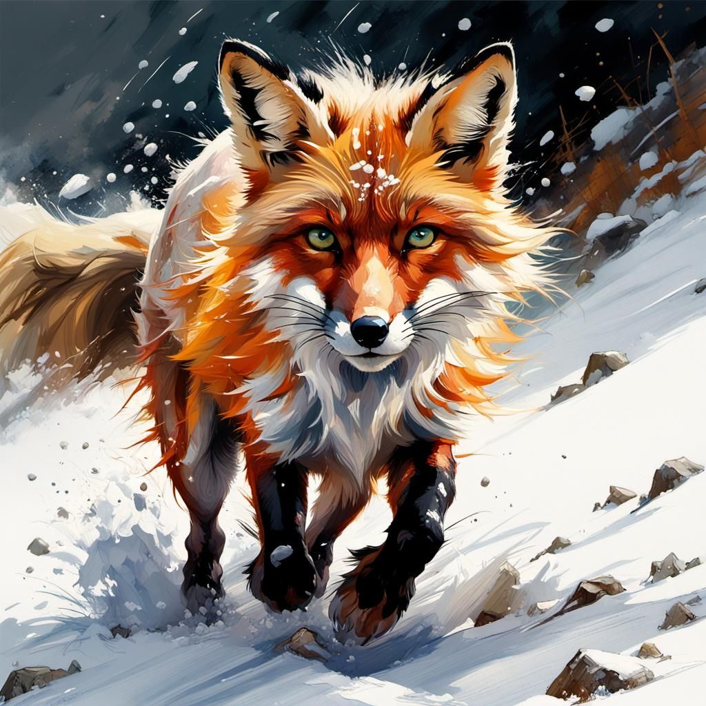 Fox - AI Generated Artwork - NightCafe Creator
