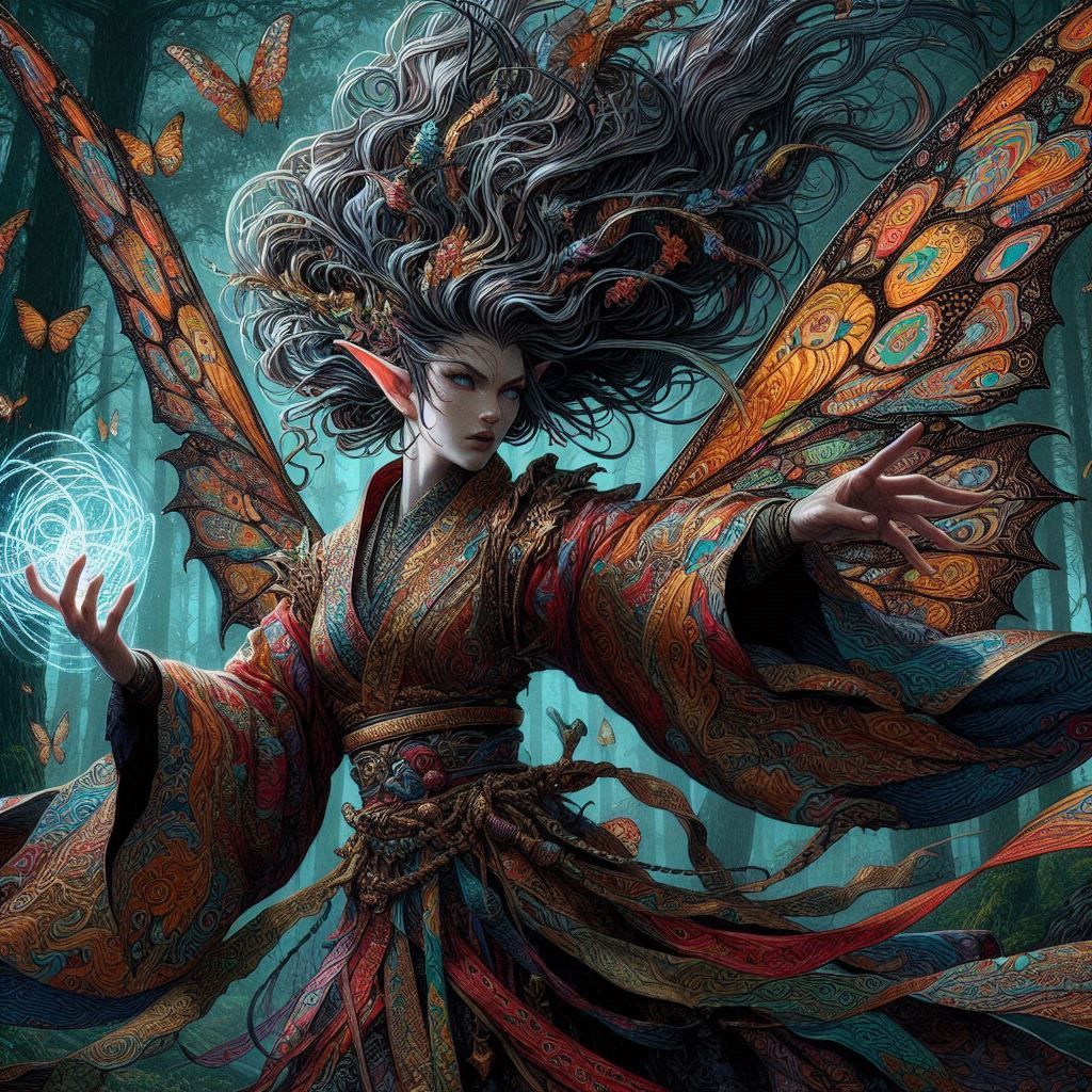 Butterfly Mage - AI Generated Artwork - NightCafe Creator