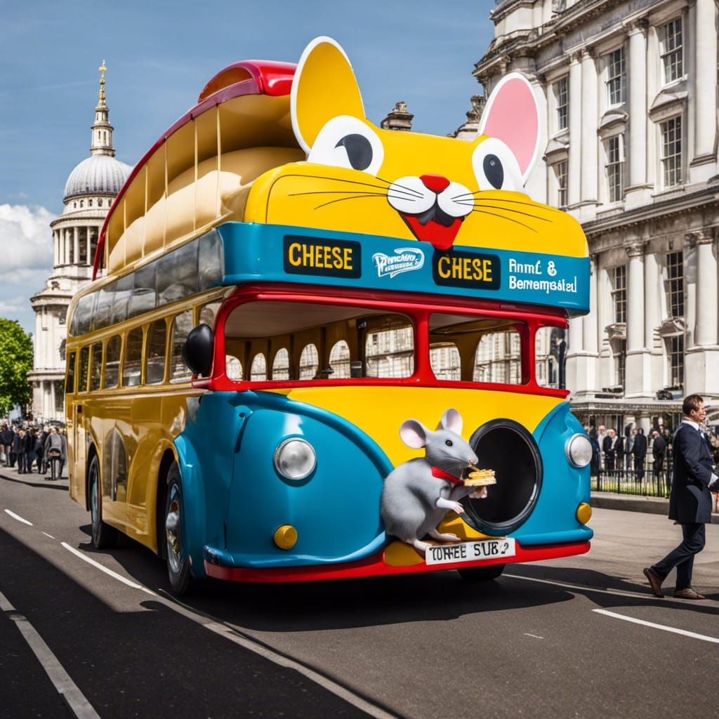 Another totally unique bus in the Emmental Cheese fleet. The kids love ...