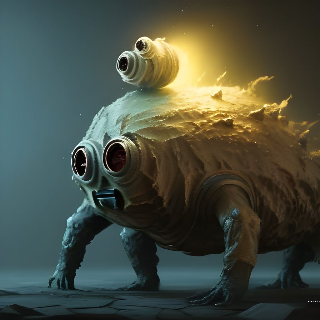Robo-Tardigrade. - AI Generated Artwork - NightCafe Creator