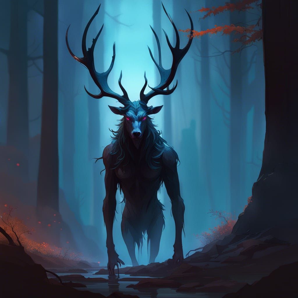 The Wendigo - AI Generated Artwork - NightCafe Creator
