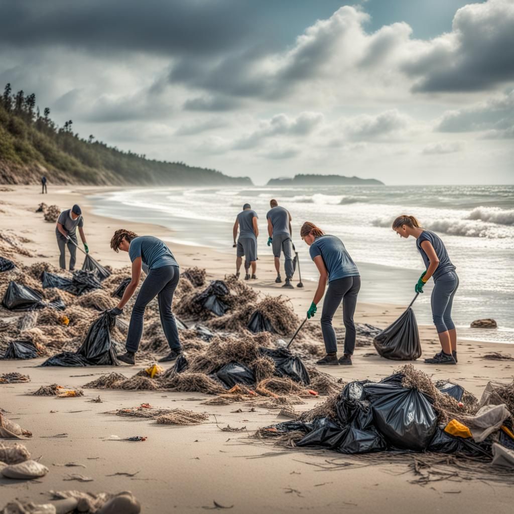 Clean the Earth - AI Generated Artwork - NightCafe Creator