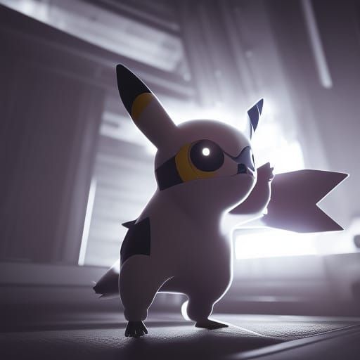 albino pikachu - AI Generated Artwork - NightCafe Creator