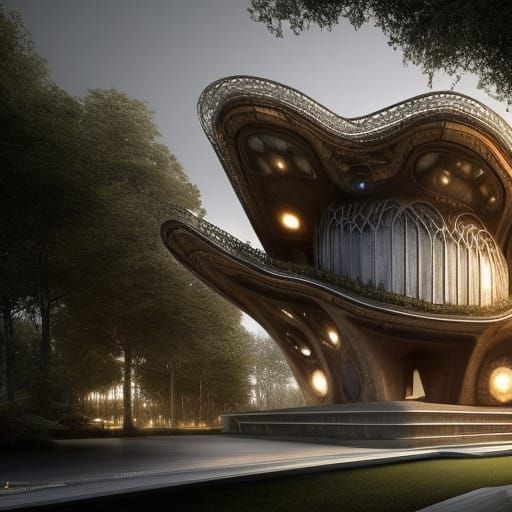 Modern Mushroom Architecture Train Station | @rabiatemel @Inspector ...