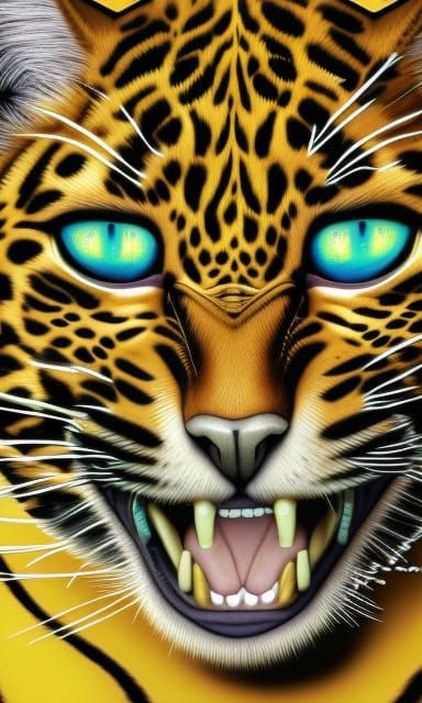 feline yellow - AI Generated Artwork - NightCafe Creator