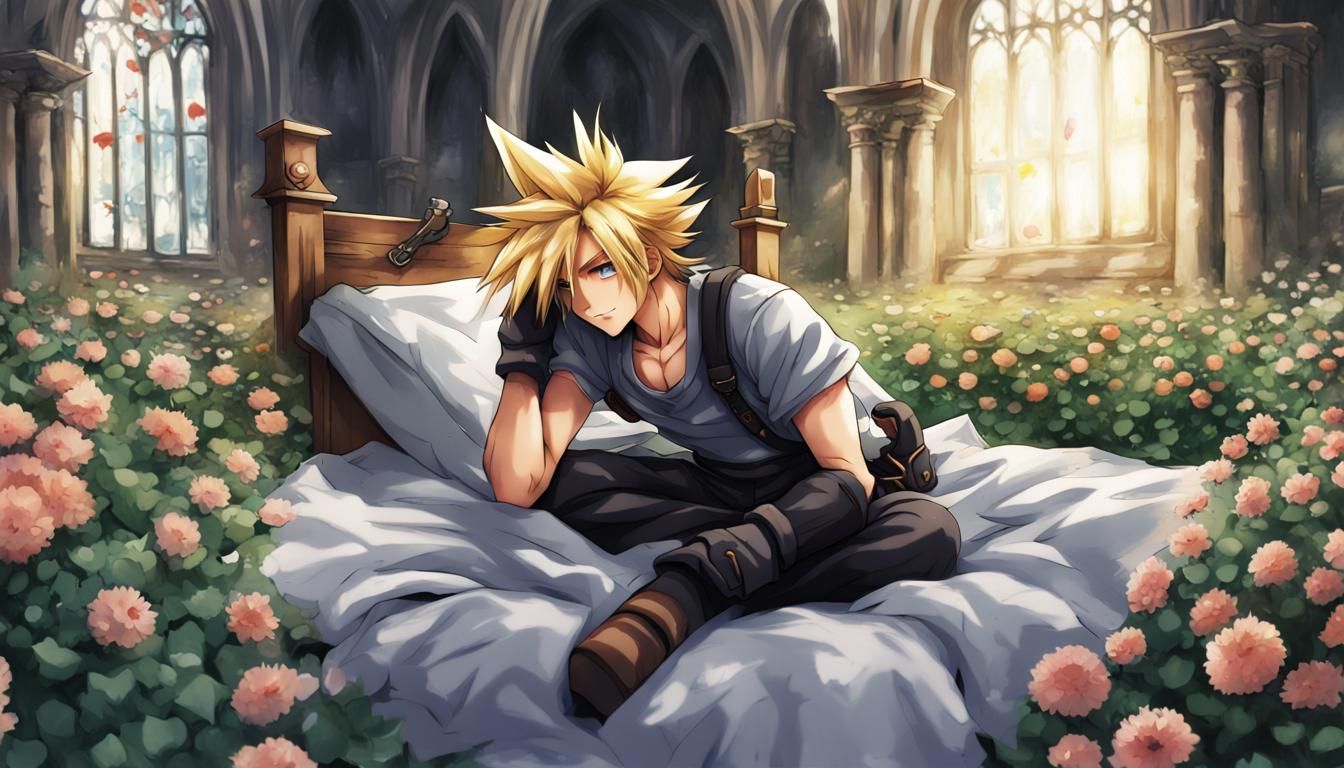 Cloud Strife - AI Generated Artwork - NightCafe Creator