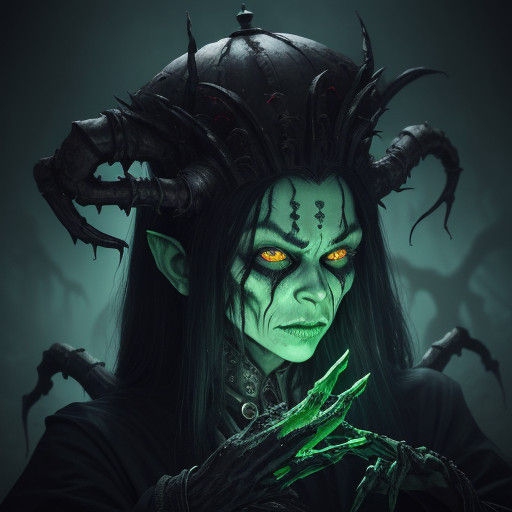 Cyberpunk Enhanced Jiangshi in Trance - AI Art