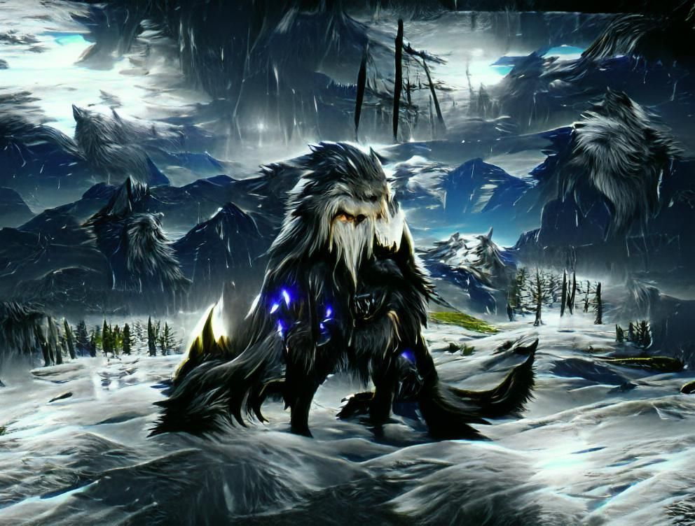 Fenrir - AI Generated Artwork - NightCafe Creator