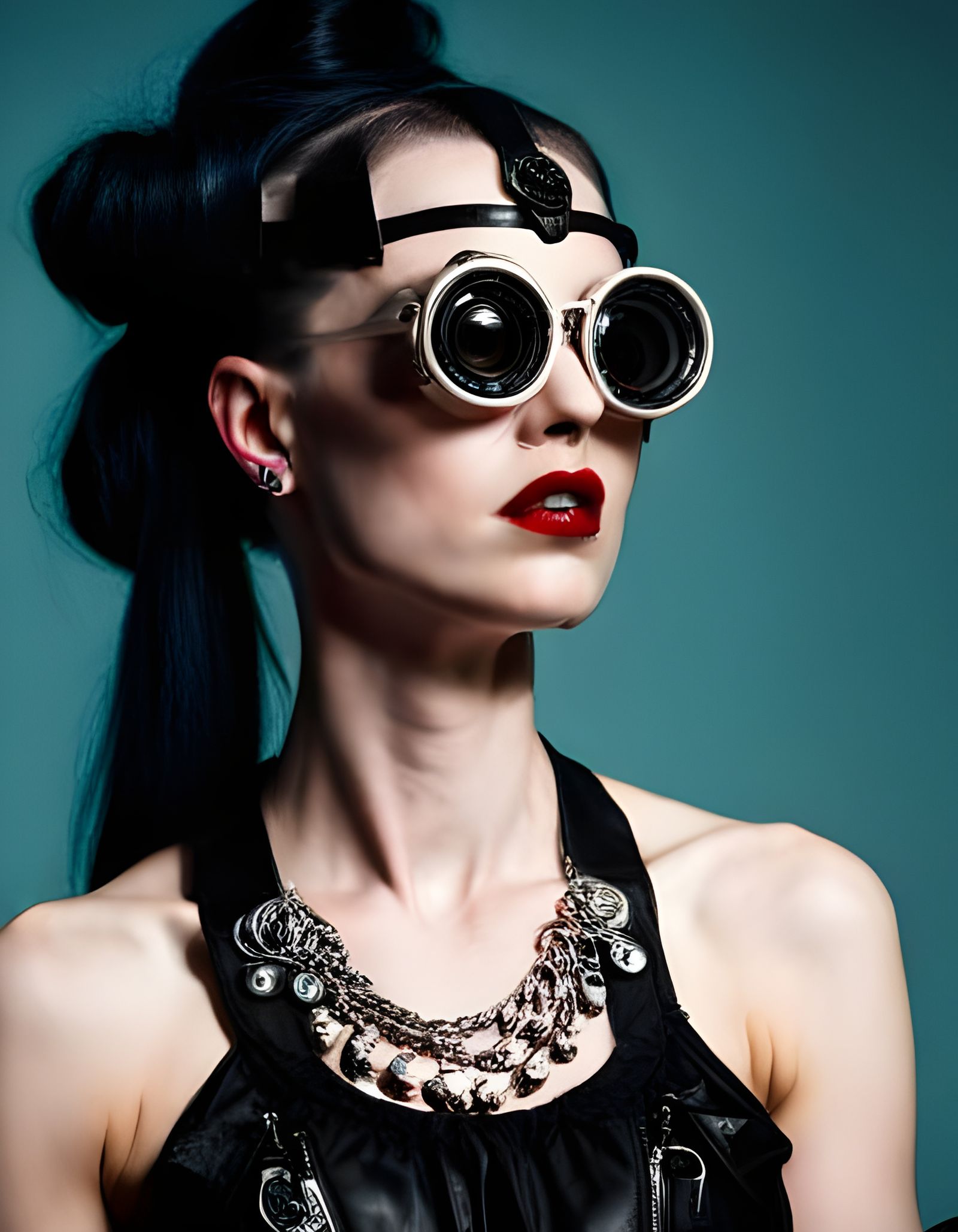 rococopunk Matte Portrait - AI Generated Artwork - NightCafe Creator