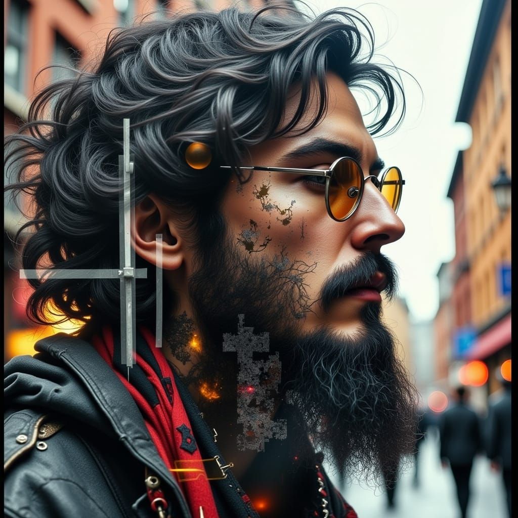 A gritty fantasy depiction of a Gypsy rogue