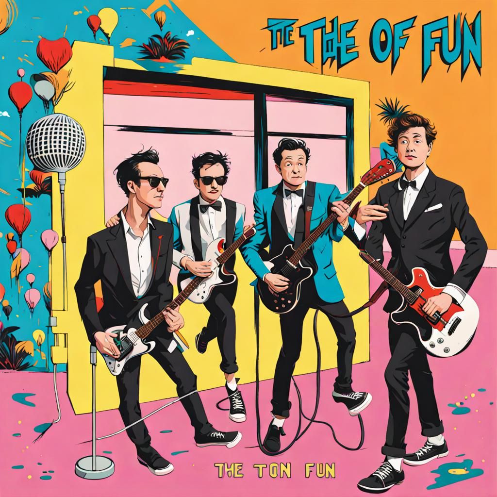 New album by The Ton Of Fun - AI Generated Artwork - NightCafe Creator