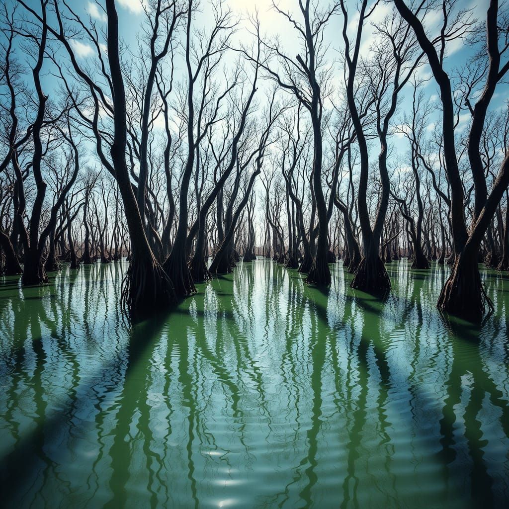 Abstract Photography - Stunning Swamp Landscapes in Abstract...