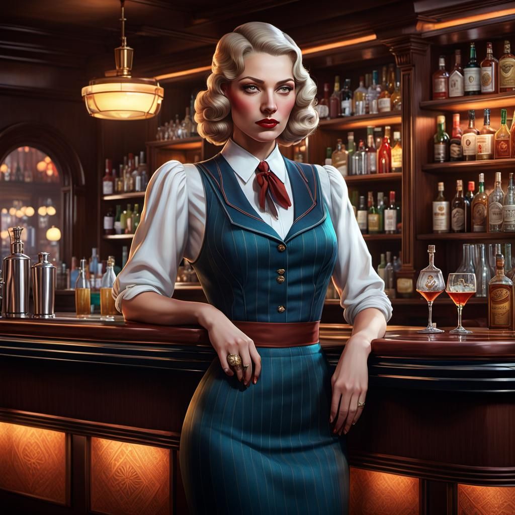 Bartender - AI Generated Artwork - NightCafe Creator